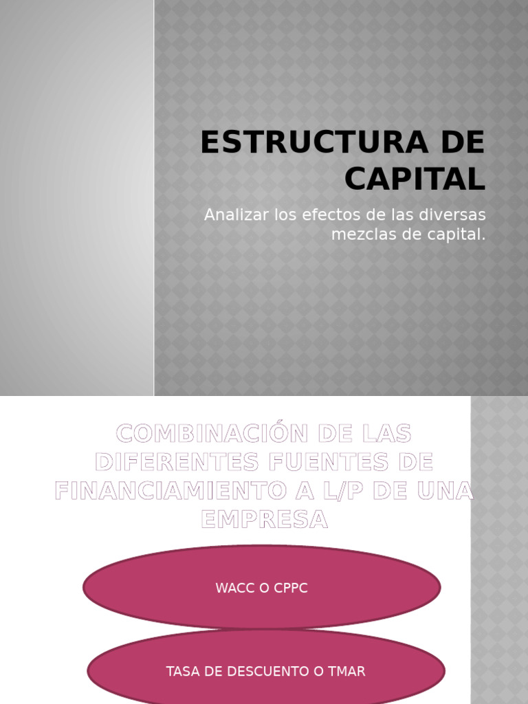 Estructura de Capital | PDF