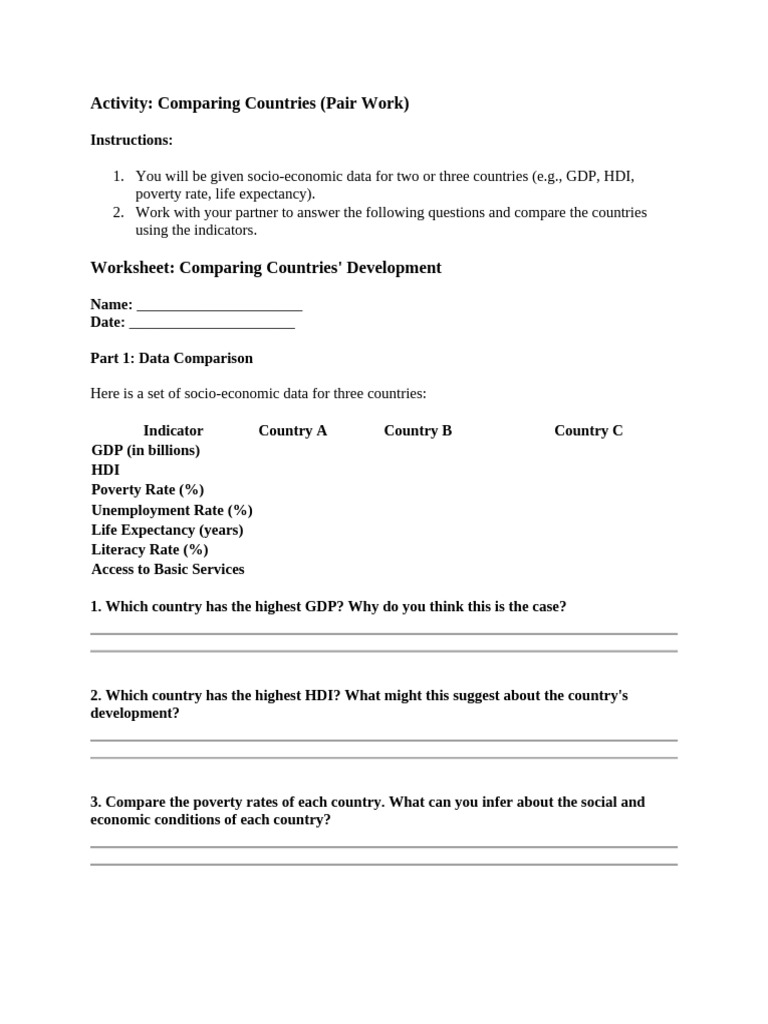 Worksheet MYP 1 | PDF