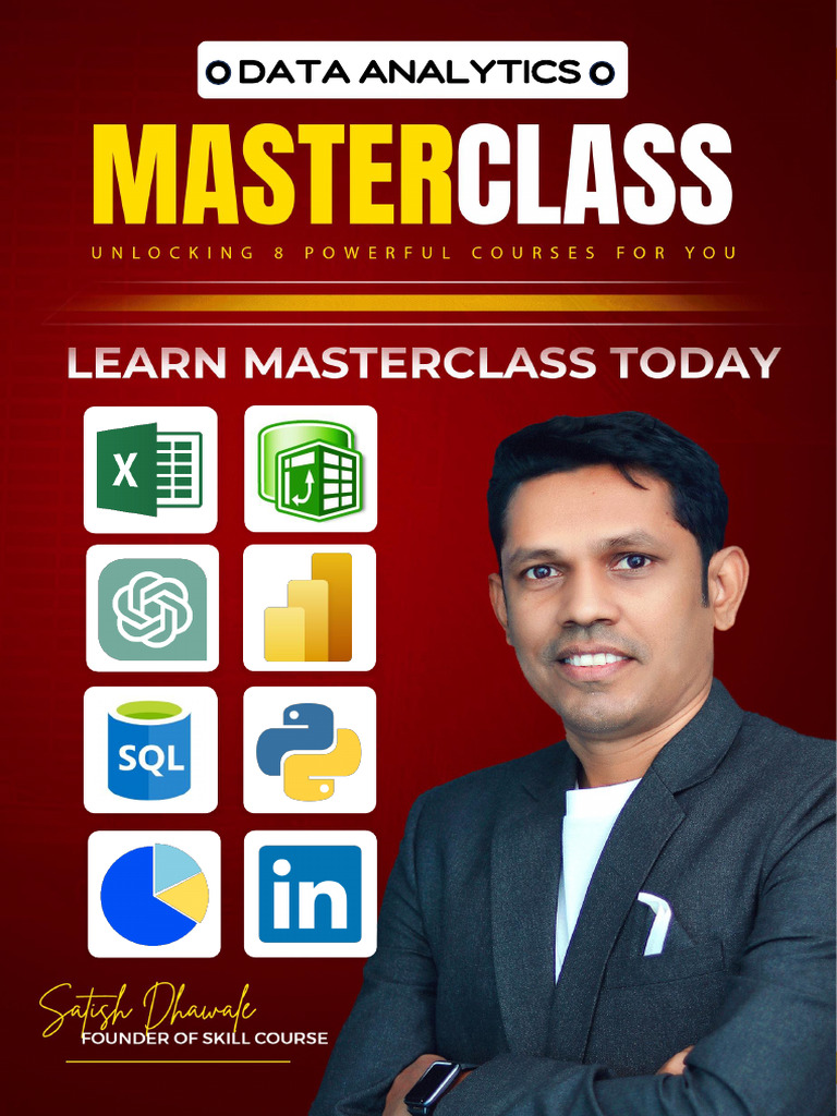 Data Analytics Master Class Course Content New Updated | PDF | Microsoft Excel | Statistics