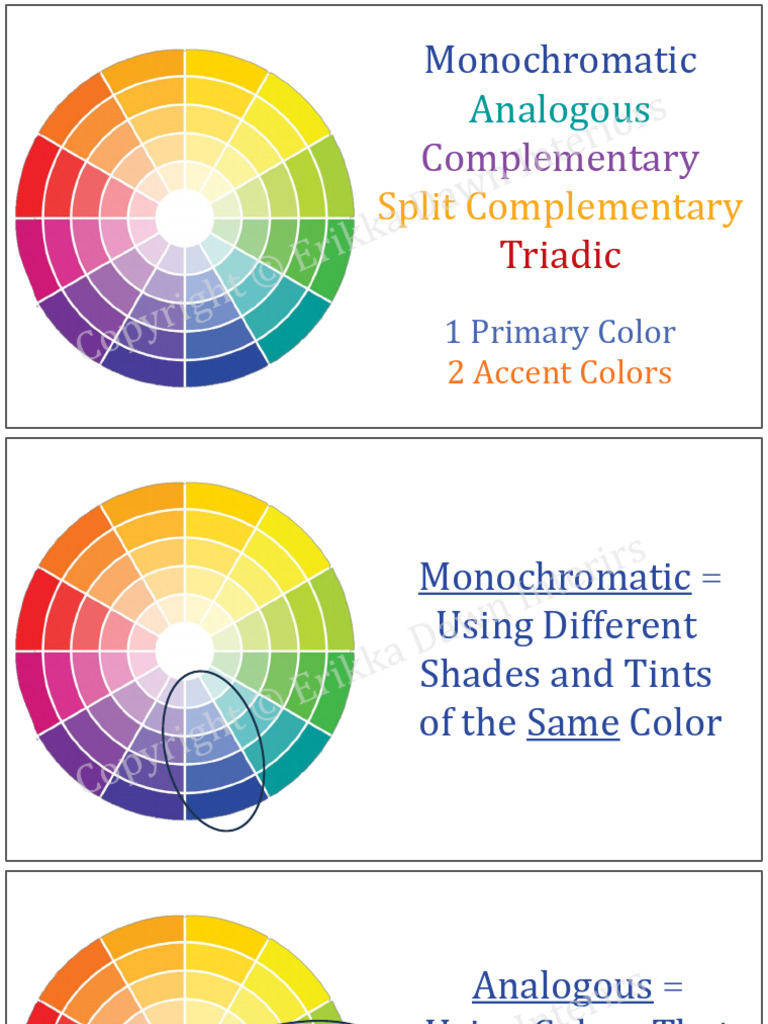 Color Wheel Reference Guide | PDF