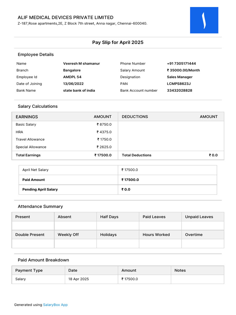 Veeresh M Shamanur - Apr 2025 - 1744963863166 | PDF