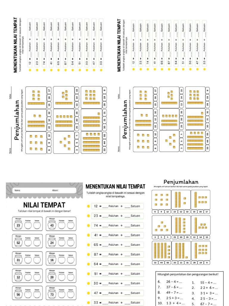 Les Menentukan Nilai Tempat | PDF