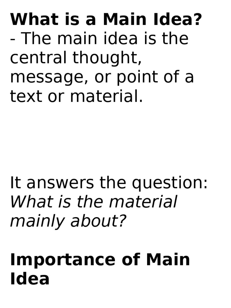 ENG9-3RDQ-WK2-L1-VA-Identifying Main Ideas in A Text or Material | PDF