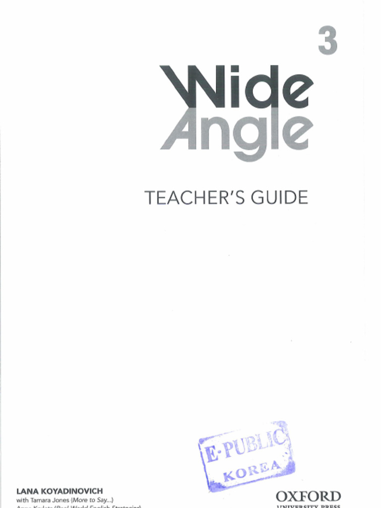 Wide Angle 3 Teacher's Book | PDF