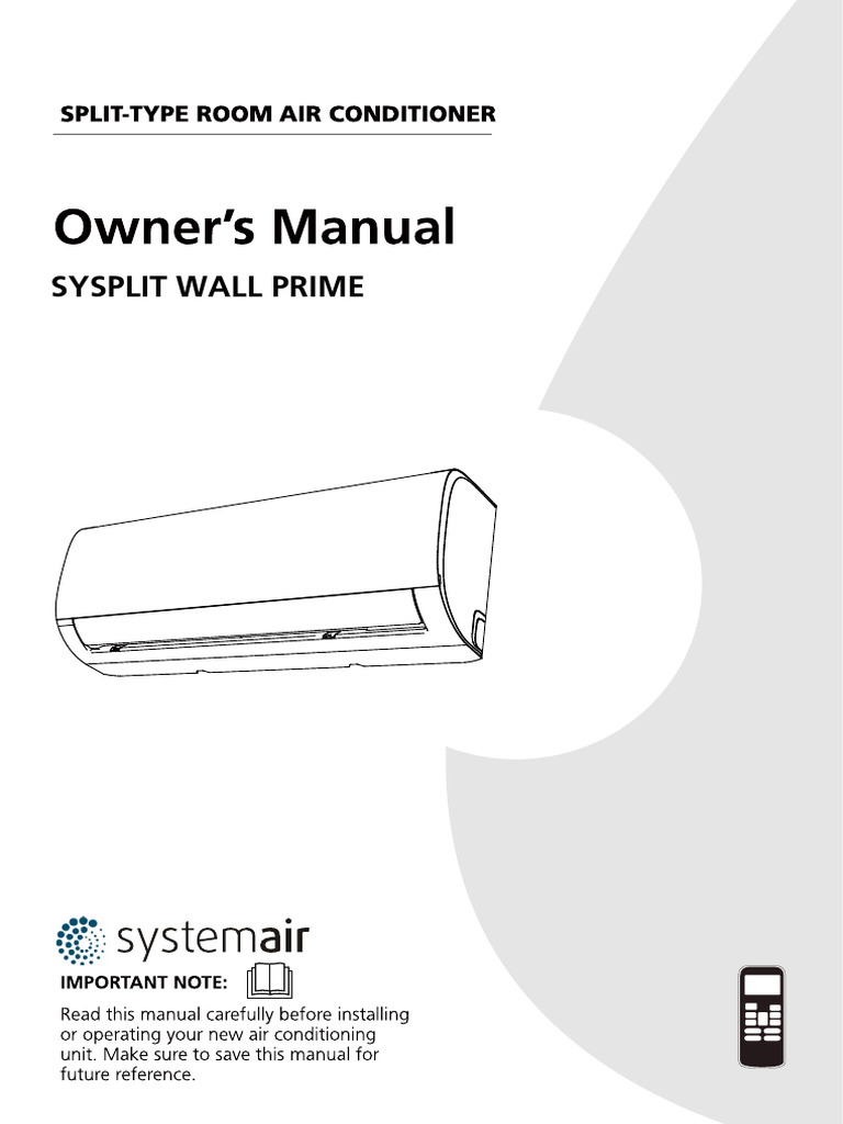 Prime Mini Split AC Unit Manual | PDF | Air Conditioning | Fires