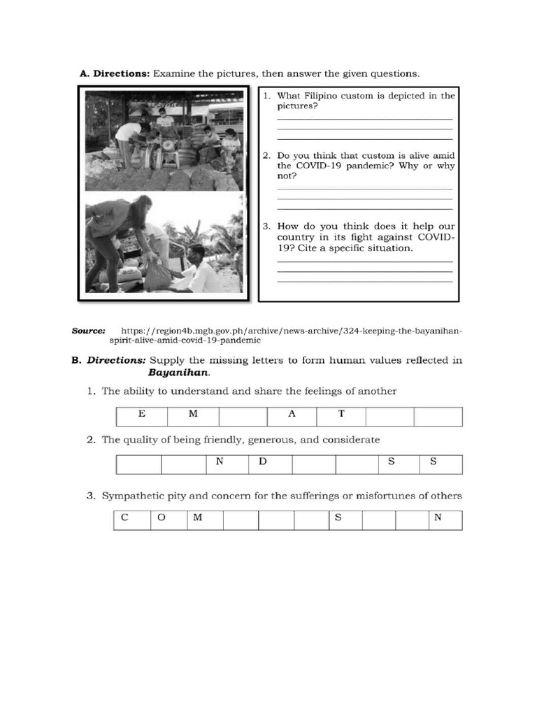 Activity Sheet | PDF