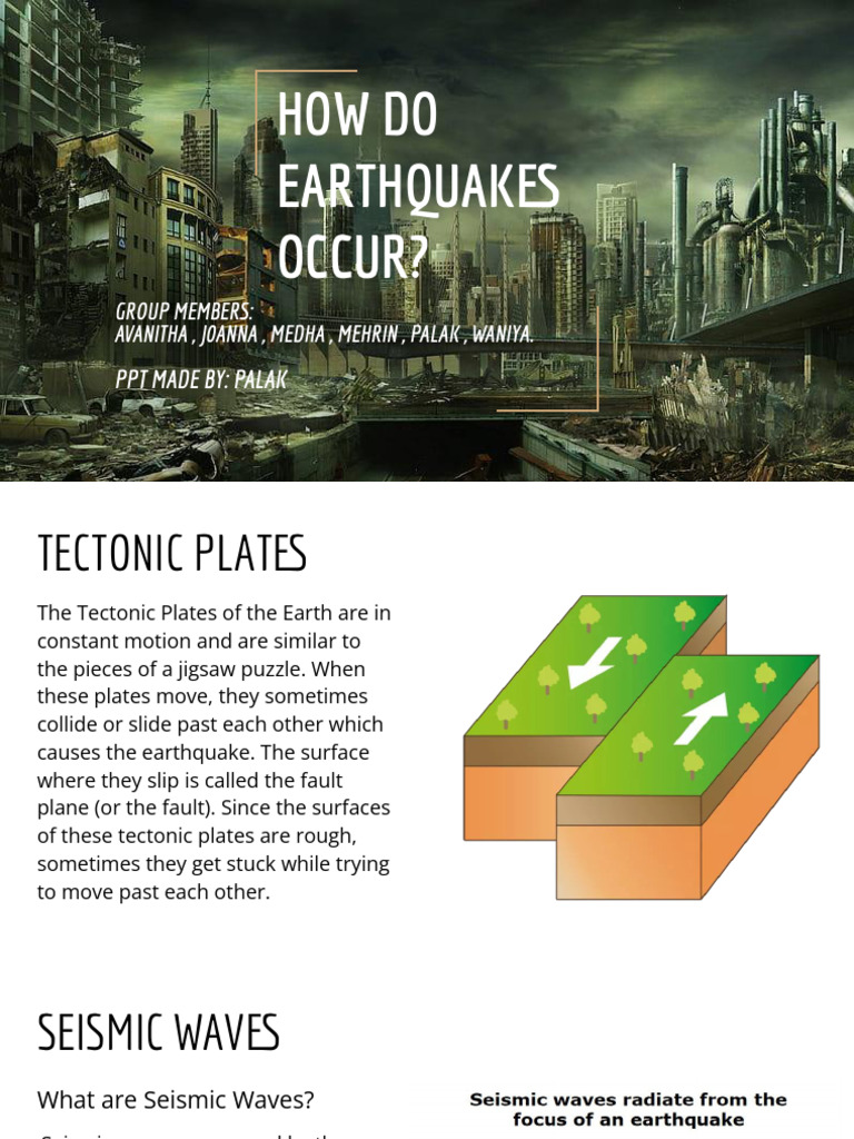 How Earthquakes Occur | PDF