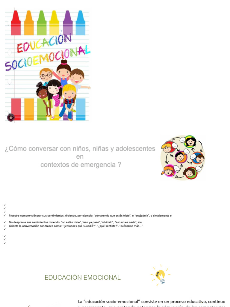 Educación Emocional | PDF | Las emociones | Aprendizaje