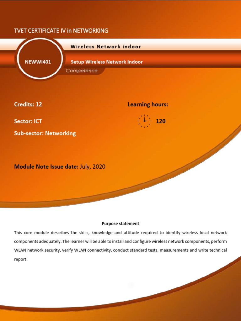 Wireless Network Indoor | PDF | Ieee 802.11 | Antenna (Radio)