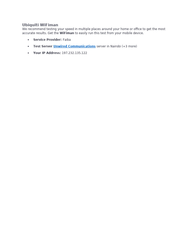 Ubiquiti WiFiman | PDF