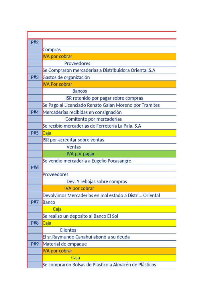 Ejercicio 9 Conta.. | PDF