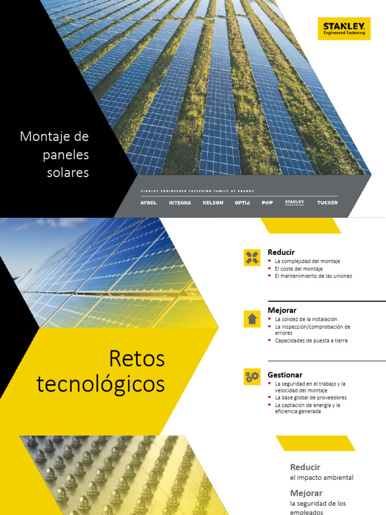Presentación NeoBolt® Solar ENEL 230523 Rev. 1 | PDF | Tornillo | Remache