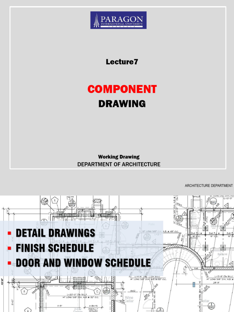 Lecture 7 Other Drawing and Component Drawings | PDF