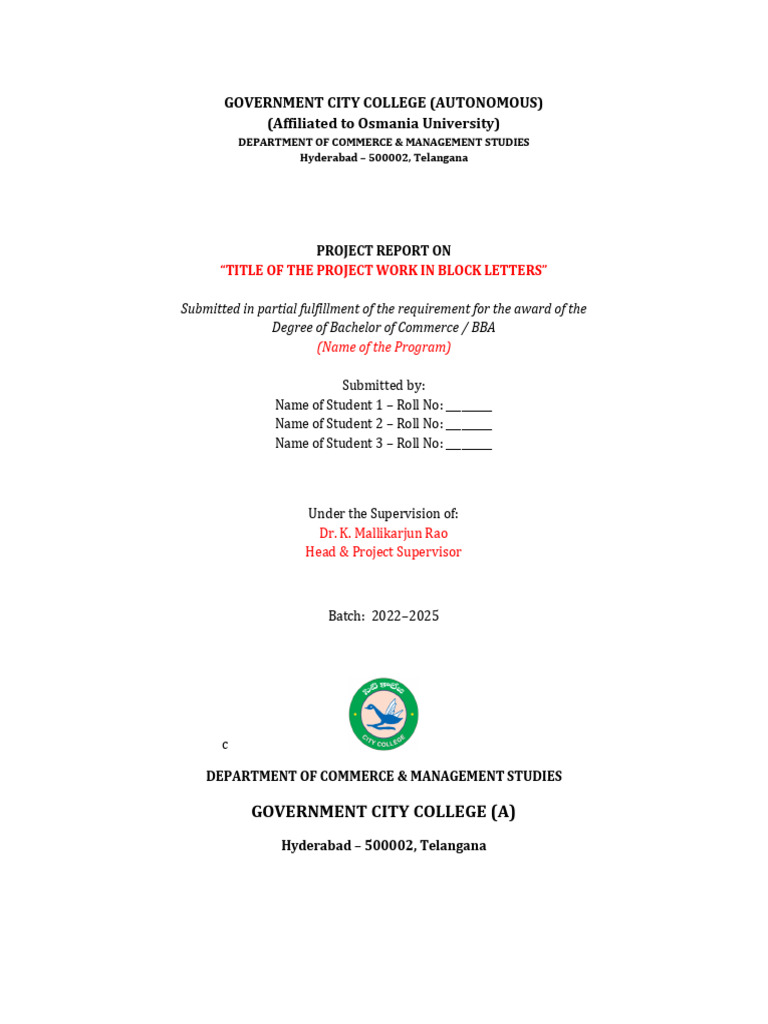 UG project 1st pages 2025 | PDF