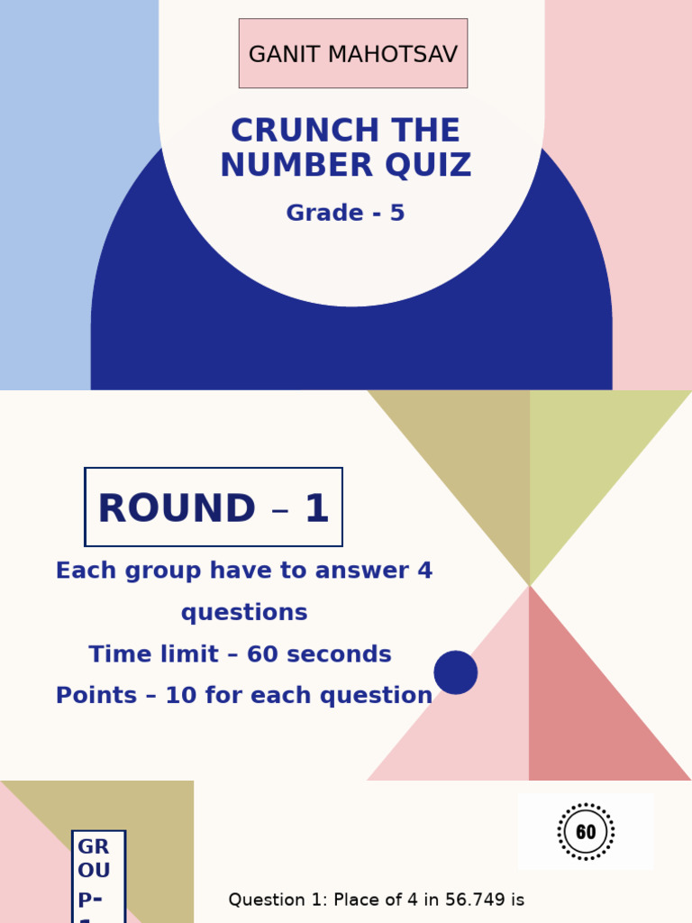 MATH - QUIZ - Grade 5 | PDF