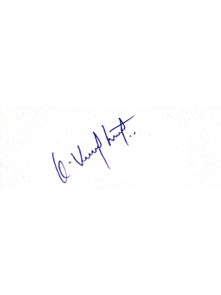 Signature Vinoth | PDF