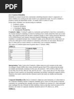 Cronbach Alpha Calculation Table | PDF