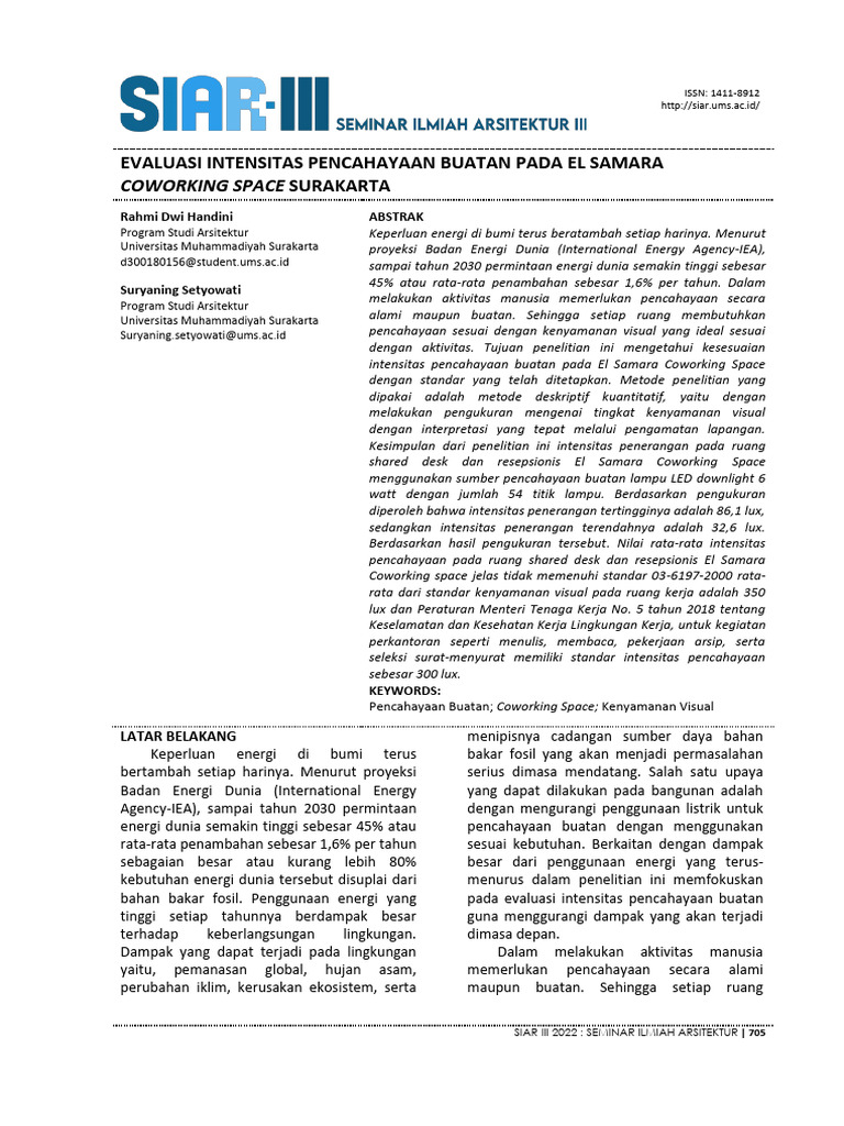 Pencahayaan Buatan El Samara | PDF