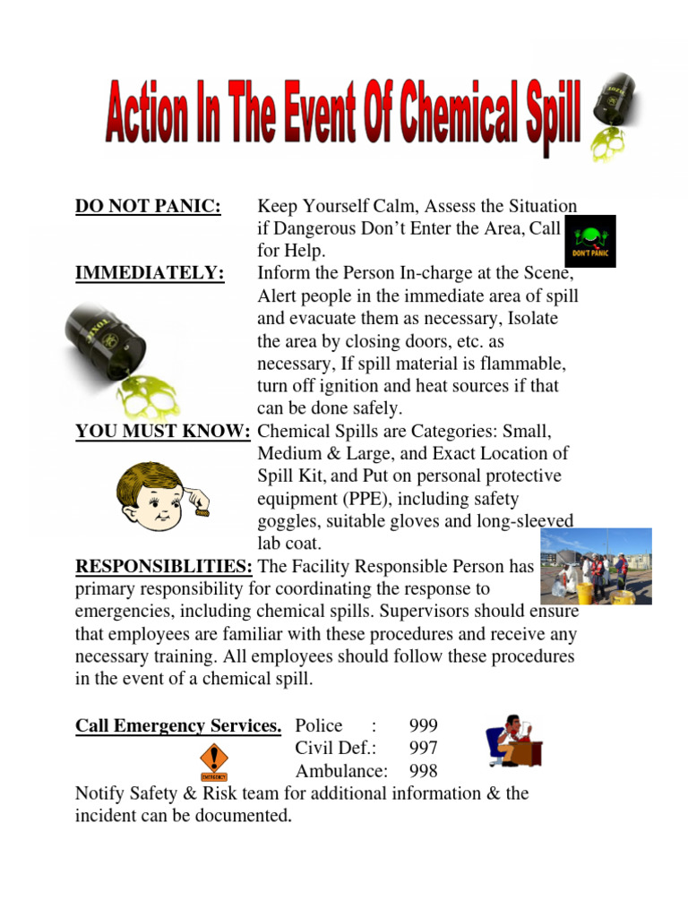 ACTION IN Chemical Spills | PDF