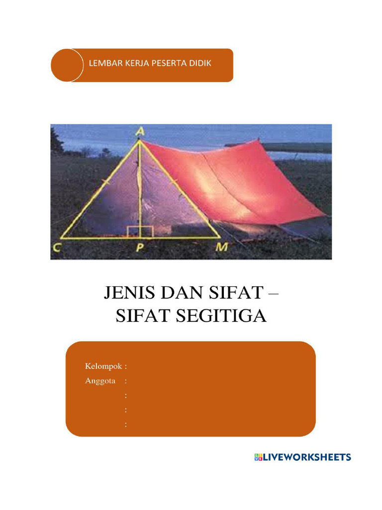 LKPD jenis dan sifat segitiga | PDF