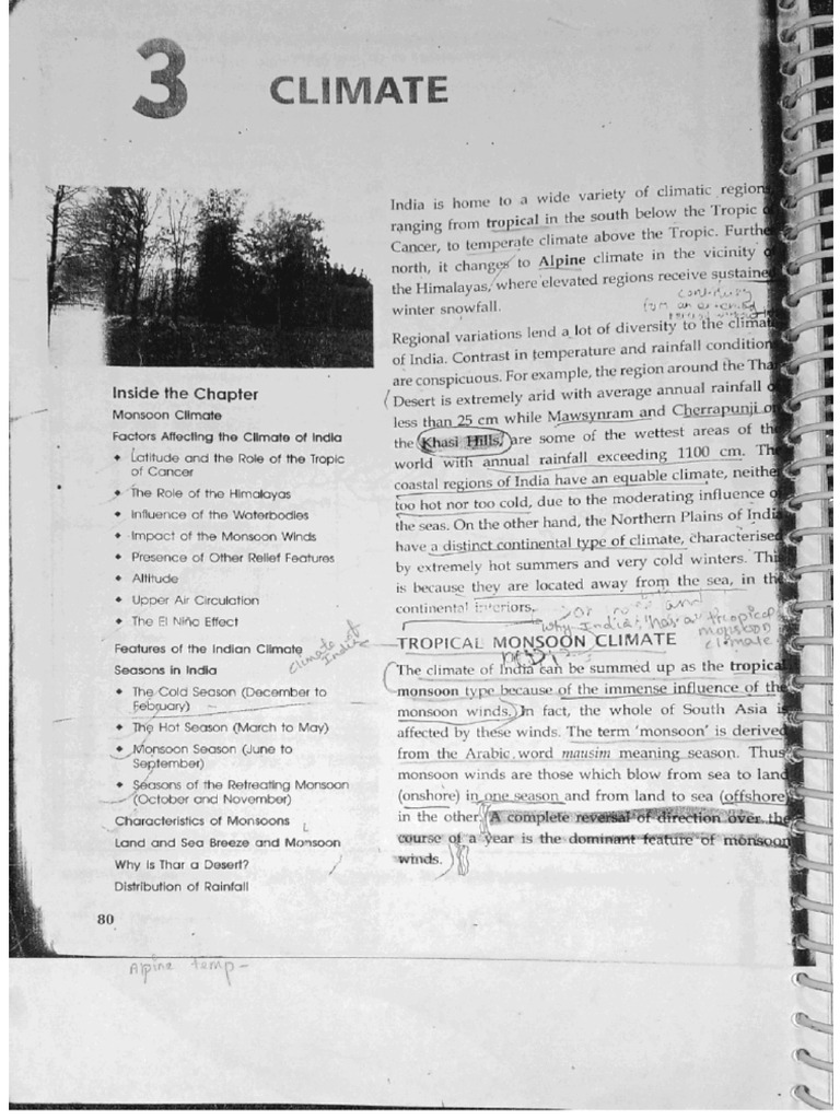 Geography Climate | PDF