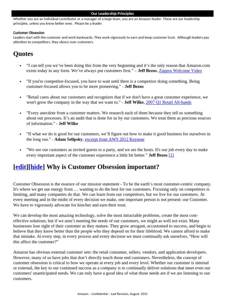 One-Pager (English) | PDF | Leadership | Innovation