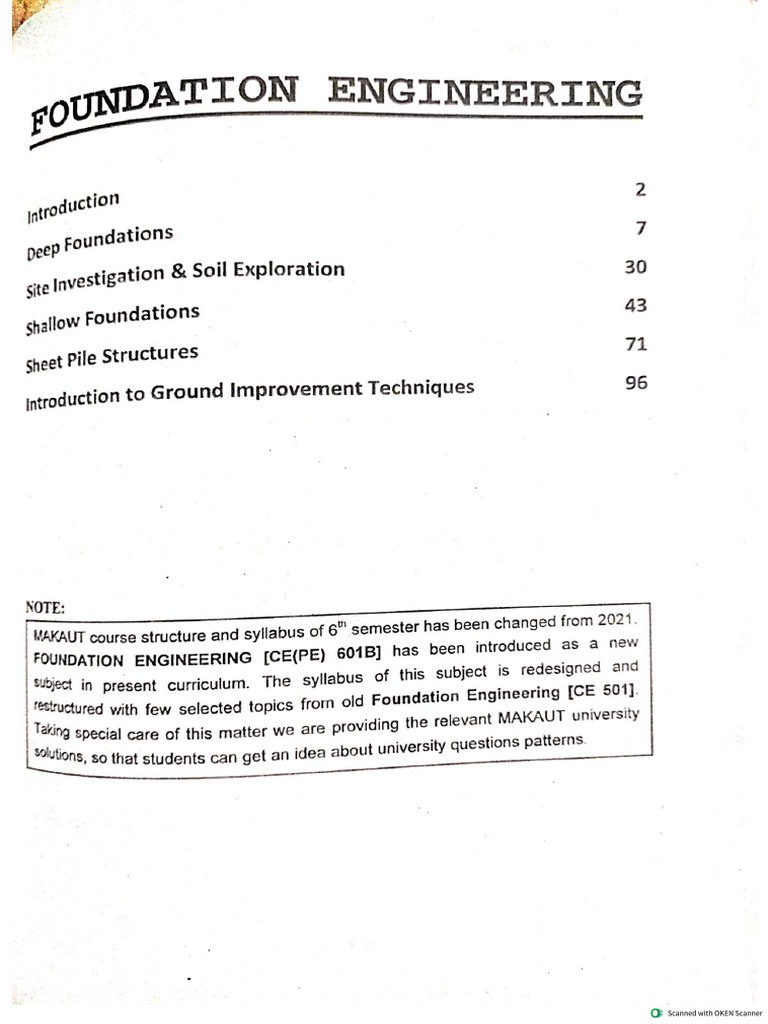 Foundation Engineering | PDF
