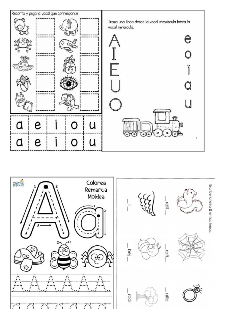 Trazos y Vocales | PDF