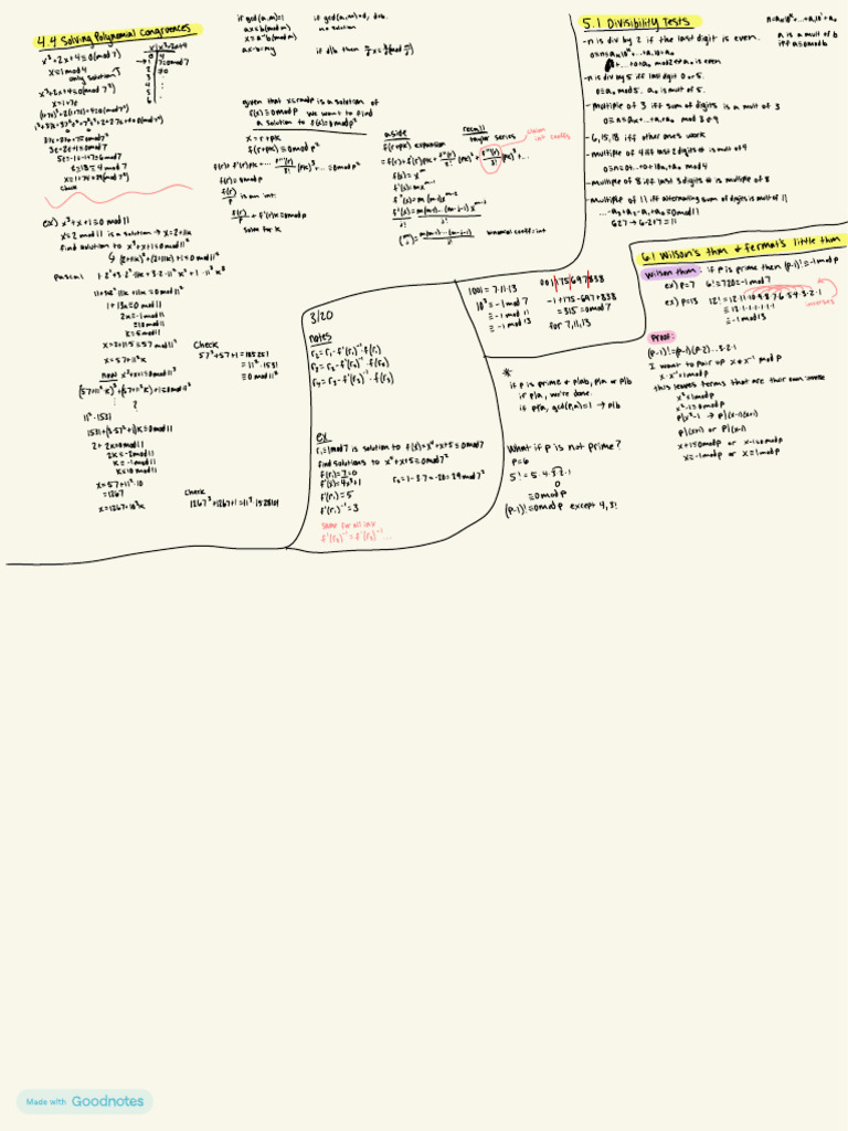 3:22 Math Notes | PDF | Algebra | Abstract Algebra