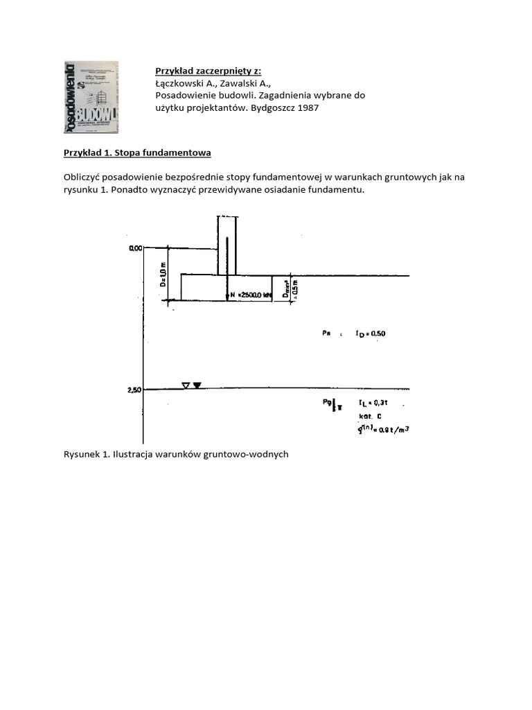 PN81 Przyklad 1 Komentarz | PDF