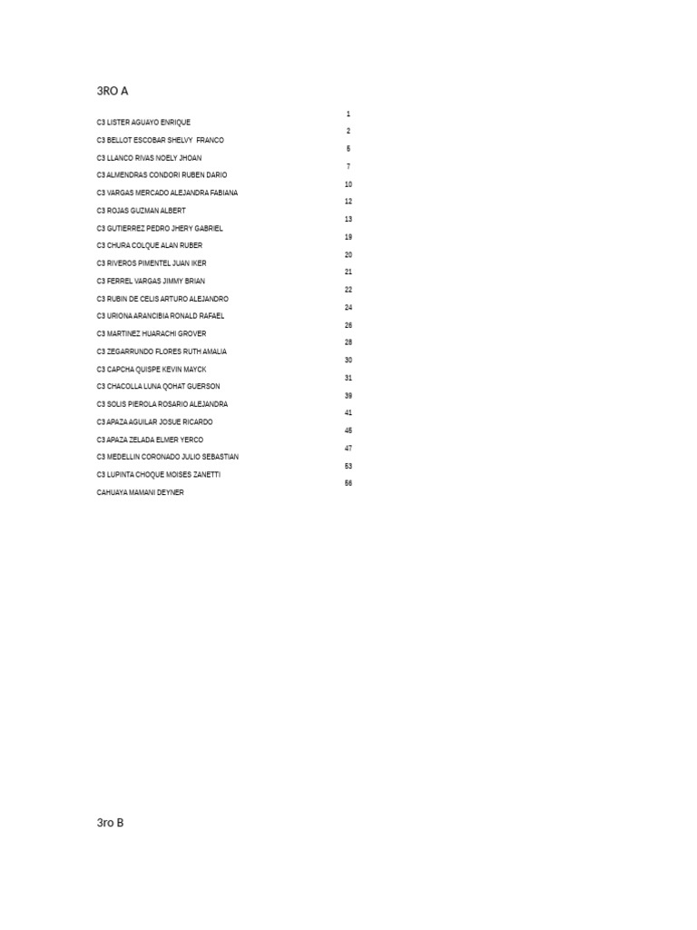 3ro A | PDF