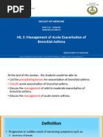 Guideline For Management of Acute Exacerbation in Bronchial Asthma | PDF