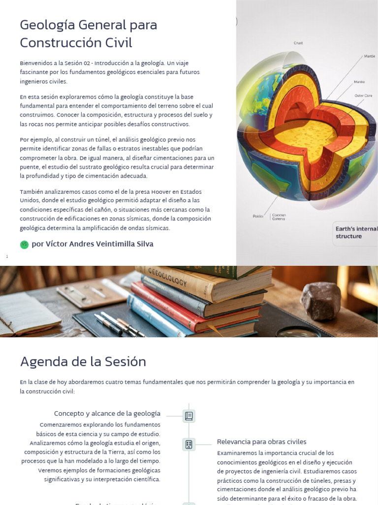 Geología Esencial para Ingeniería Civil | PDF | Geología | Roca (geología)