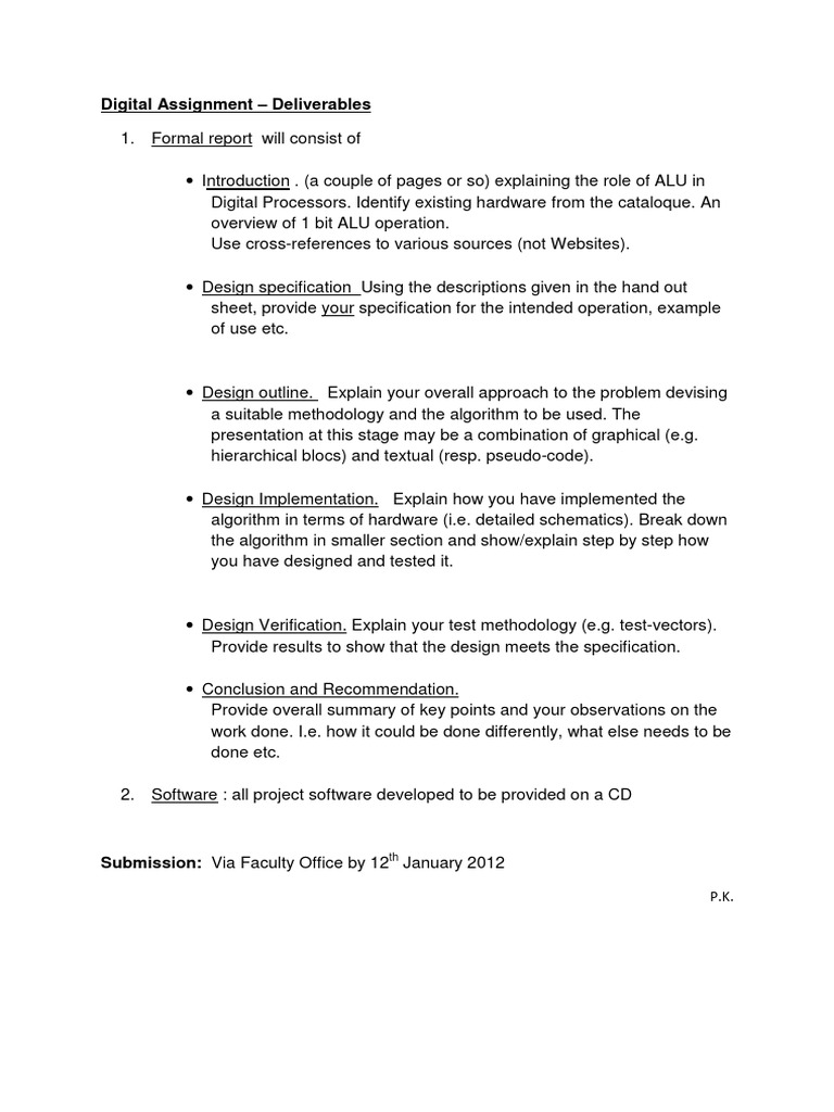 Digital Assignment Deliverables | PDF