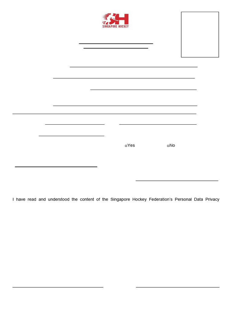 Player Registration Form 2023 | PDF