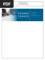 Cleaning Validation Master Plan | PDF | Topical Medication | Solubility