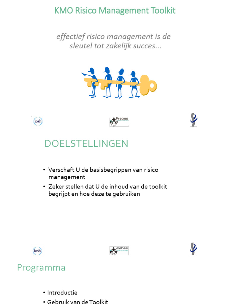 KMO Risico Management Toolkit Gebruikersinfo | PDF