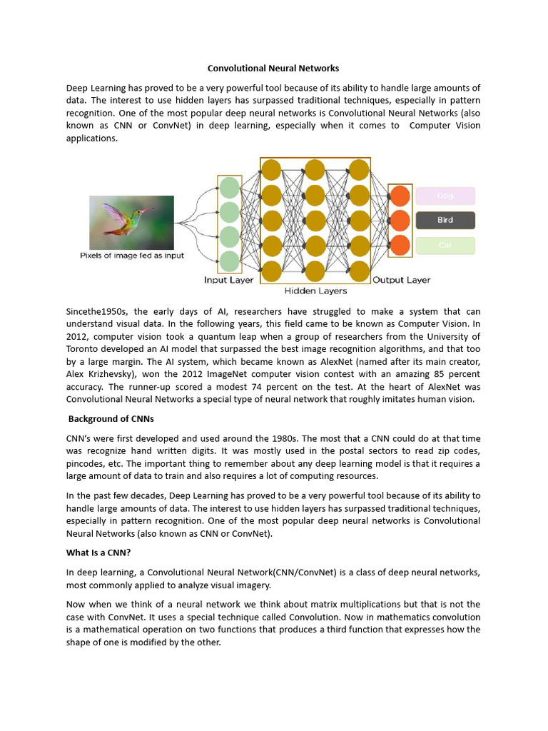 Convolutional Neural Networks Pdf Computational Neuroscience Algorithms