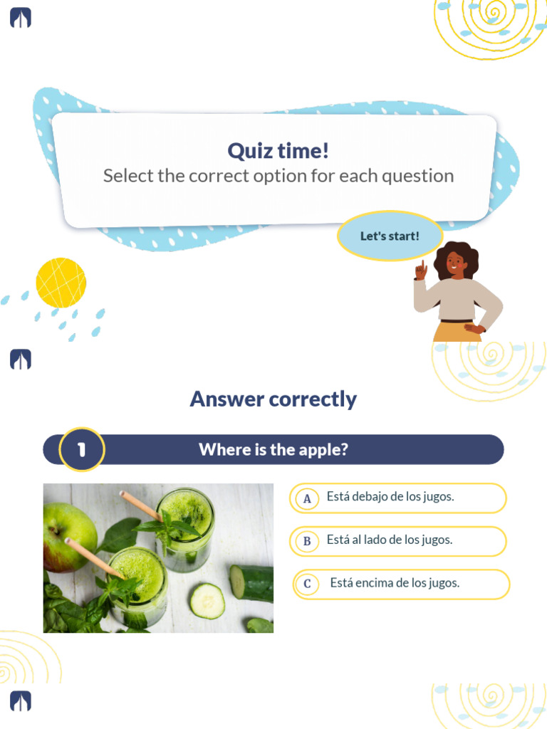 Preposiciones de Lugar (Game) | PDF