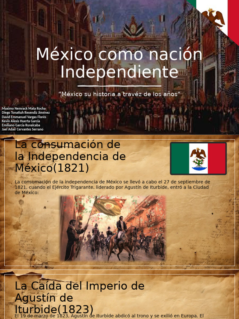 México Como Nación Independiente | PDF | México | España