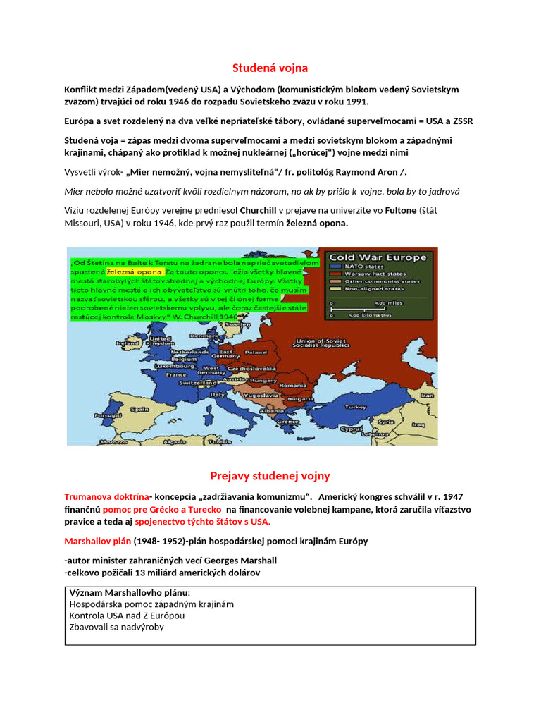 Studená Vojna | PDF