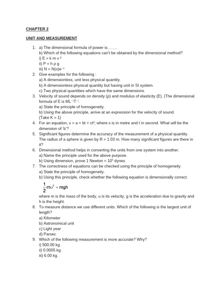 Dimensionless Physical Quantities Explained | PDF | Mass | Orbit