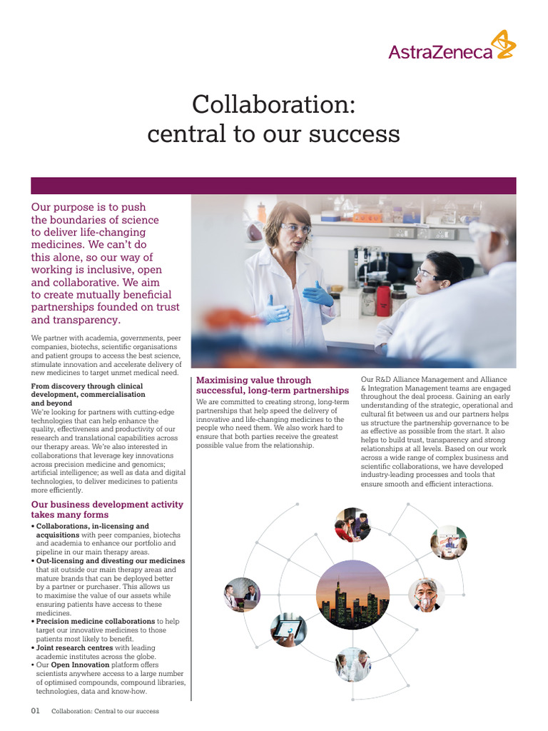 Partnering With AstraZeneca | PDF | Personalized Medicine | Vaccines