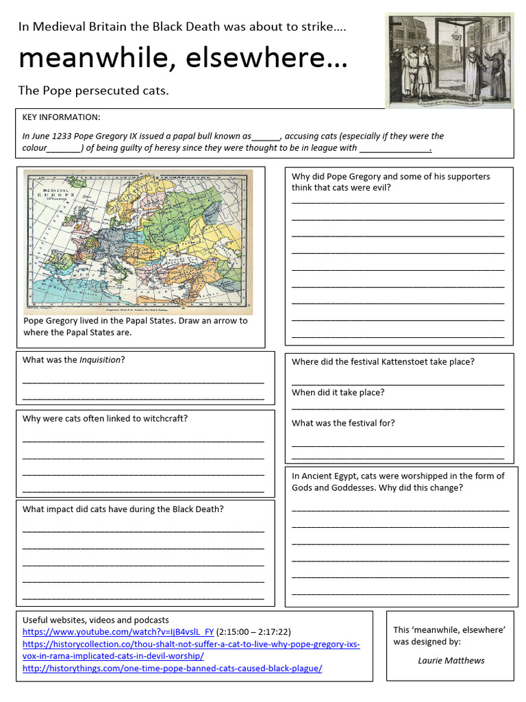 Meanwhile Elsewhere Persecution of Cats | PDF | Religious Belief And ...