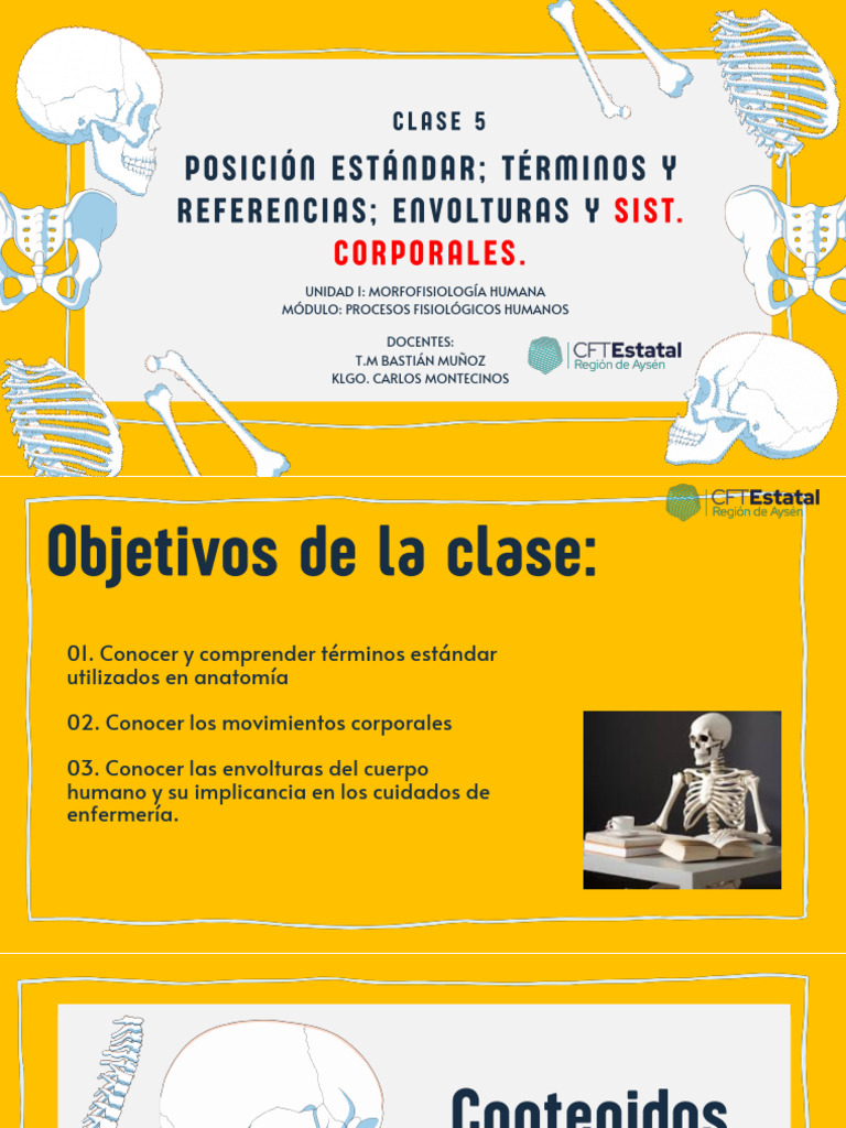 Clase 5 - Posición Estandar Términos y Referencias Envolturas y Sist ...