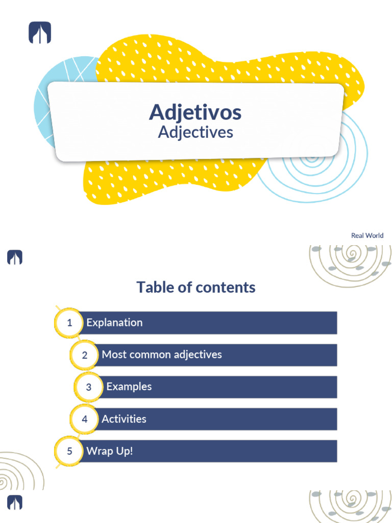 Adjectives | PDF | Animales y humanos