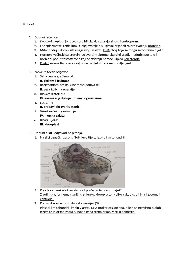 Biologija 1 | PDF