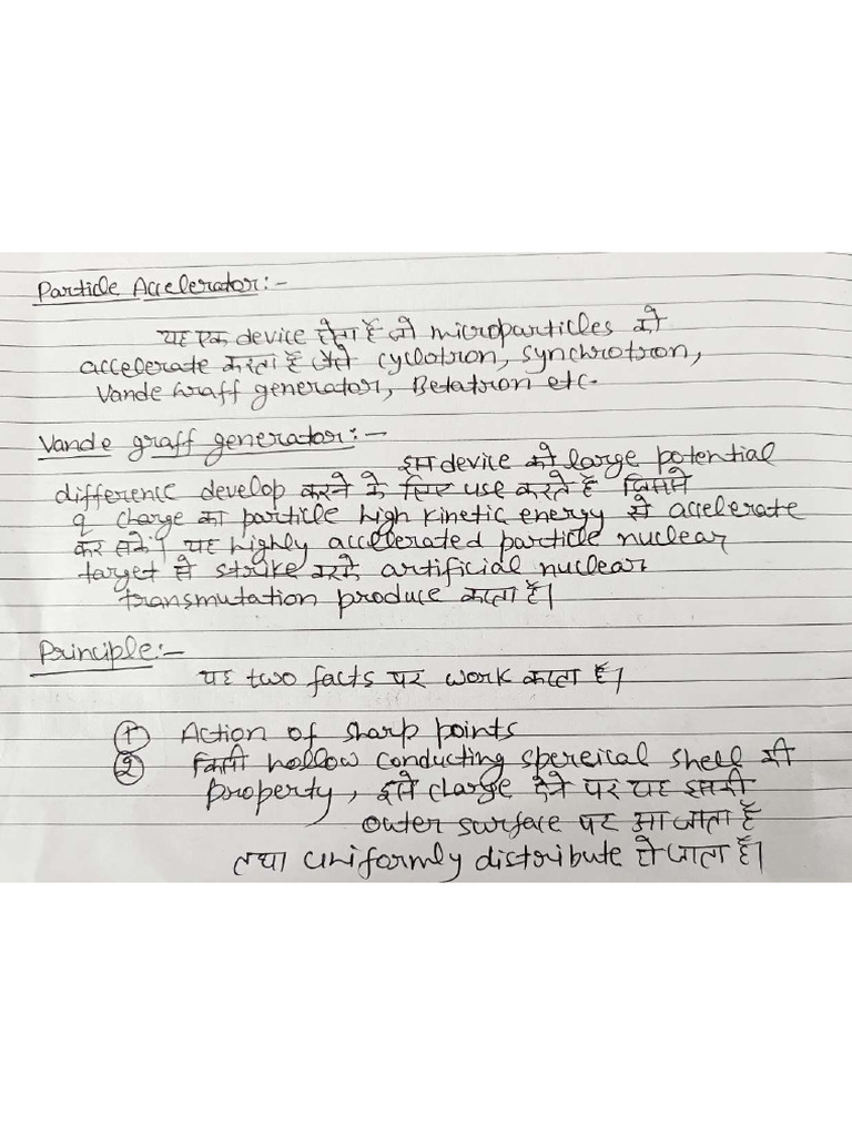 Vande Graff Generator | PDF