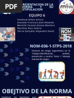 2da Parte NOM-036 | PDF | Factores humanos y ergonomía | Seguridad y ...