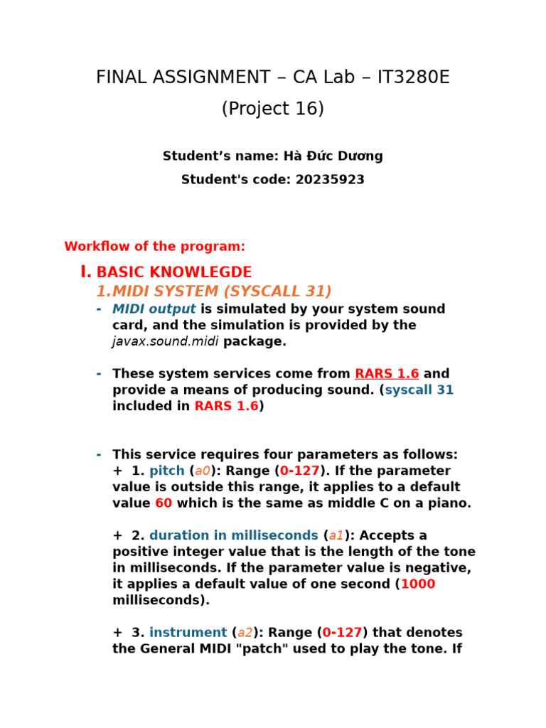 WORKFLOW of Final Assignment 1 | PDF | Parameter (Computer Programming) | Software Engineering